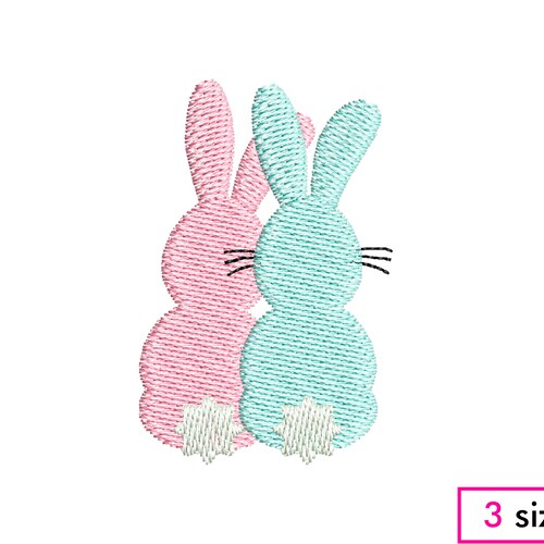 Mini Bunny Bum Machine Embroidery Design-instant DOWNLOAD - Etsy