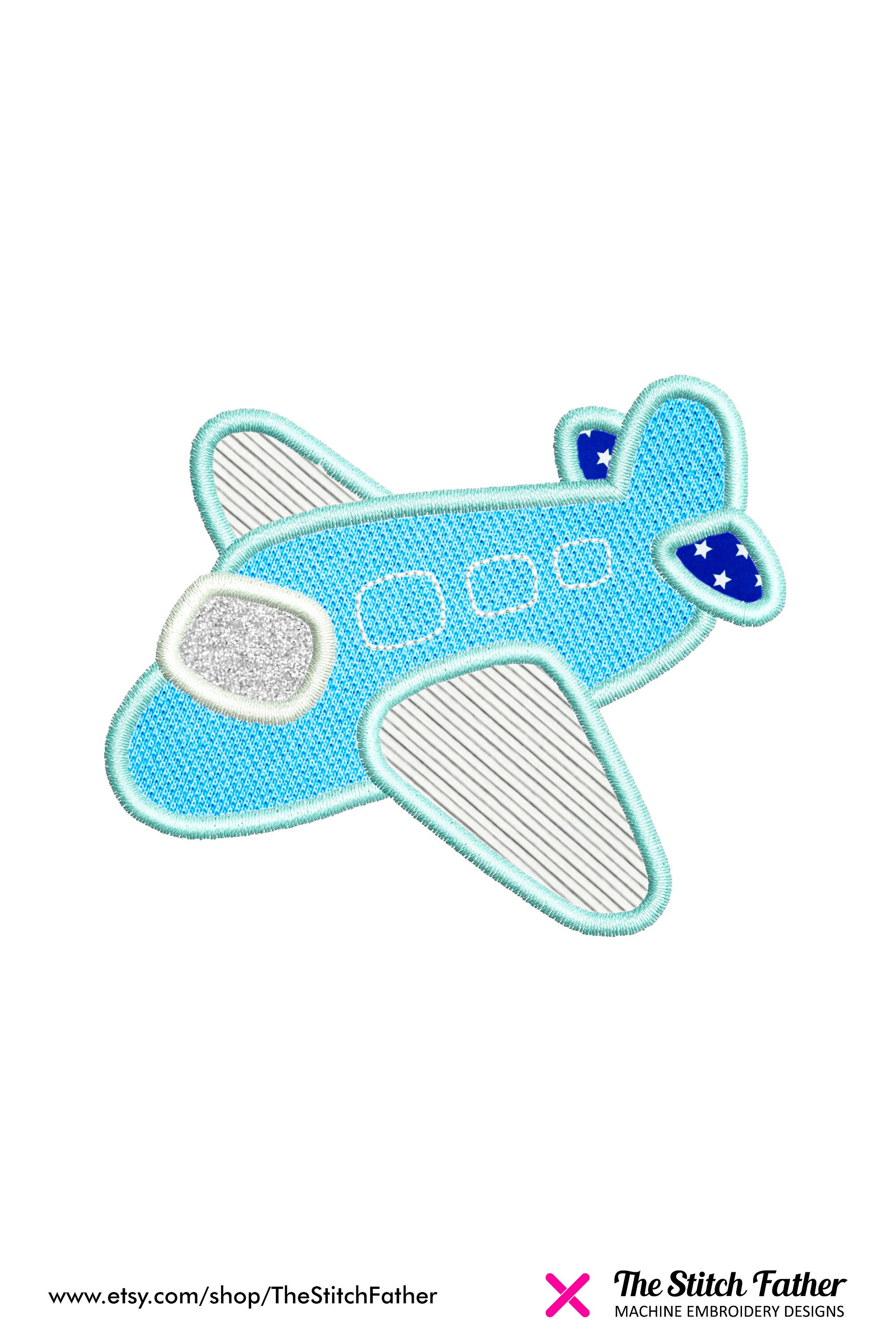 Airplane Machine Embroidery Design - Design Talk