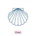 Mini Group of Seashells Machine Embroidery Cute Tiny Shells and ...
