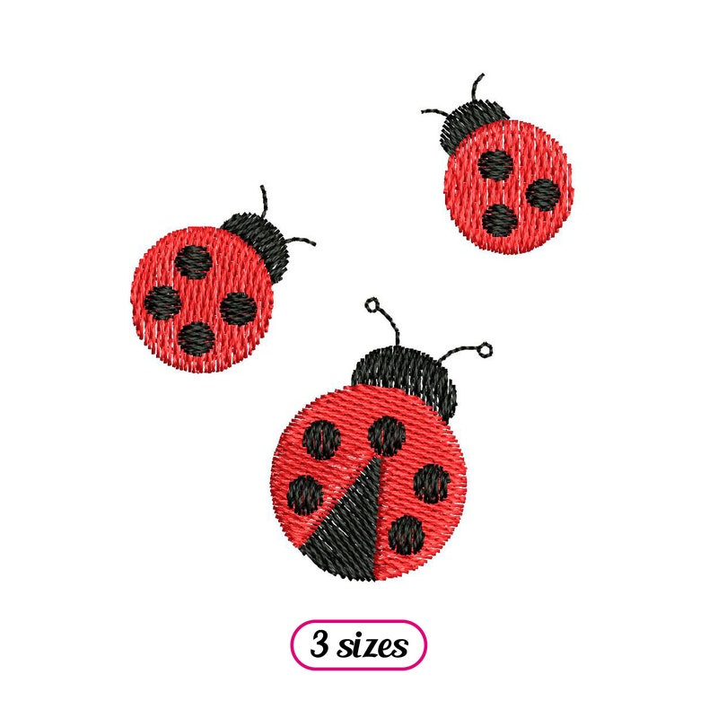 Ladybug Embroidery - Etsy