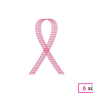 Mini Awareness Ribbon Machine Embroidery Design Cancer - Etsy