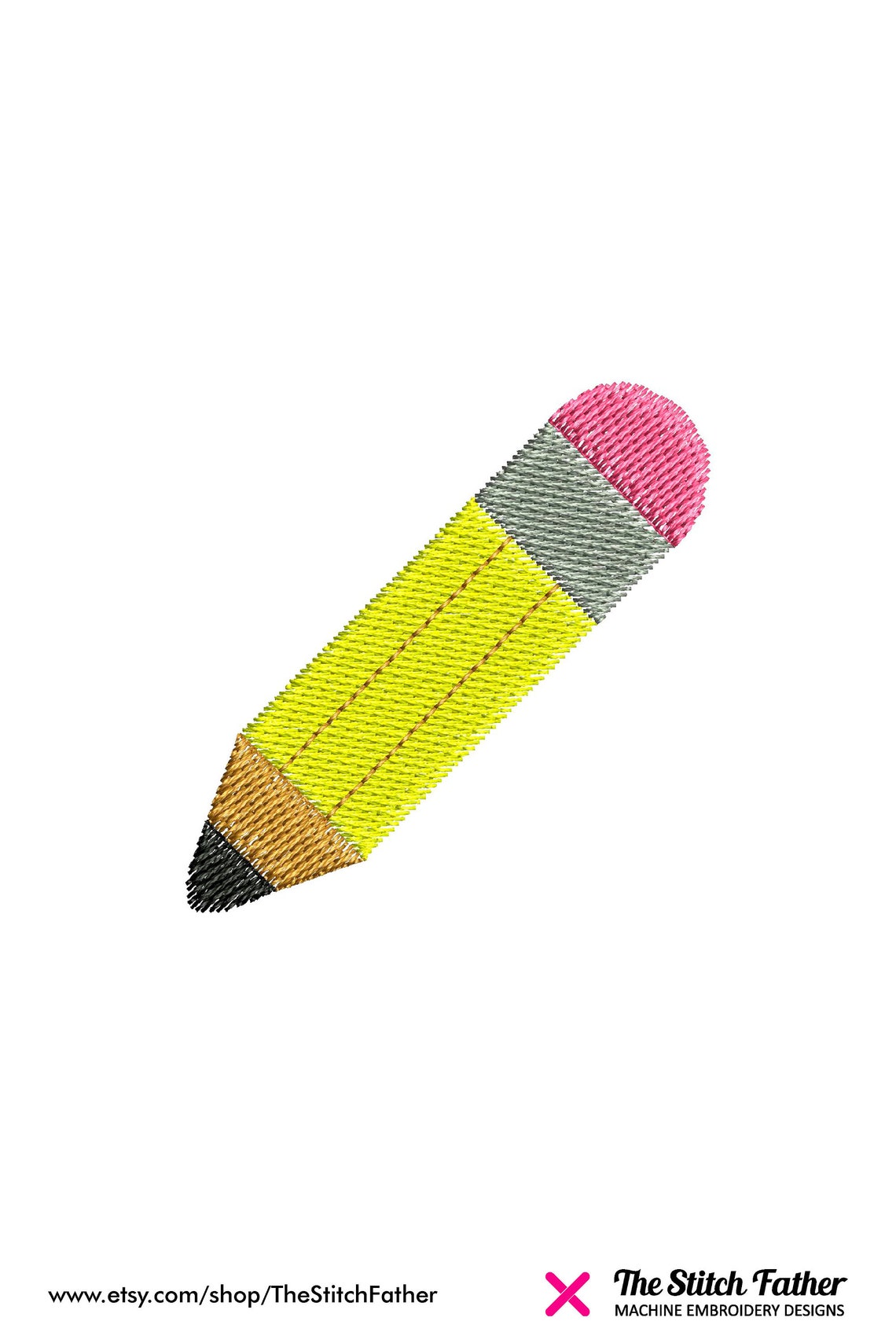 Mini Pencil Machine Embroidery Design Tiny Pencil With - Etsy