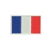 Mini French Flag Machine Embroidery Tricolour Flag Fill Stitch Satin ...