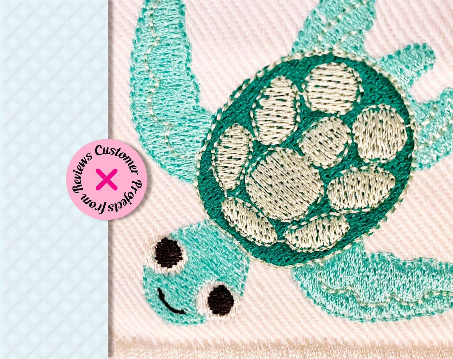 Mini Turtle Machine Embroidery Design Cute Smiling Turtle - Etsy