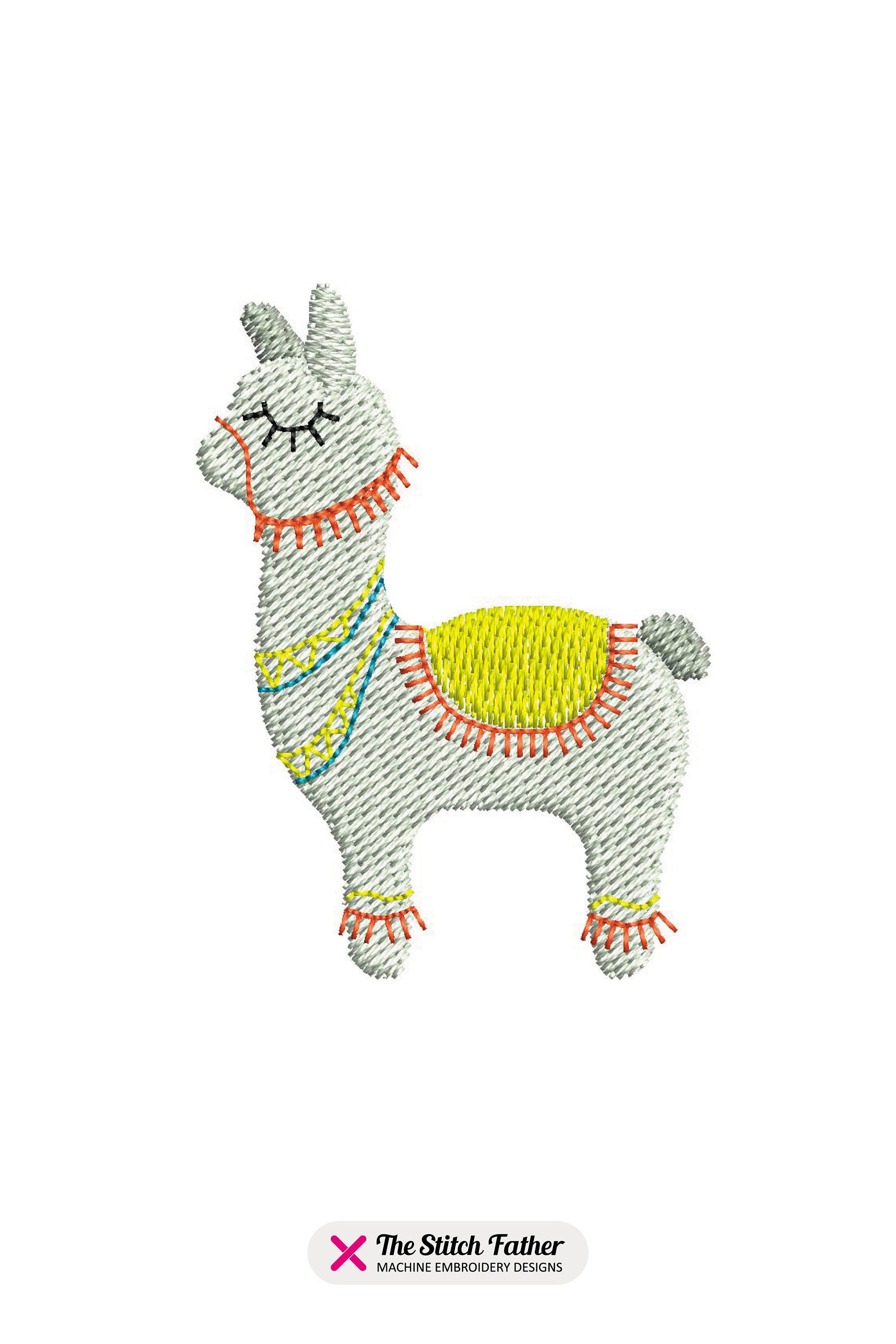 Llama Boho Machine Embroidery Design - 3 Sizes - INSTANT DOWNLOAD - Etsy