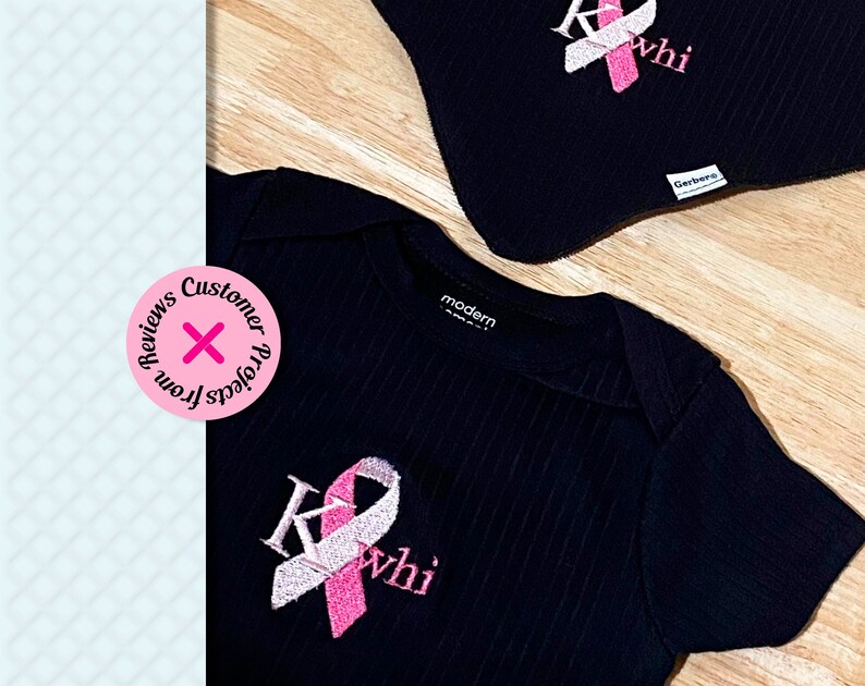 Mini Cancer Awareness Ribbon Machine Embroidery Design - Etsy