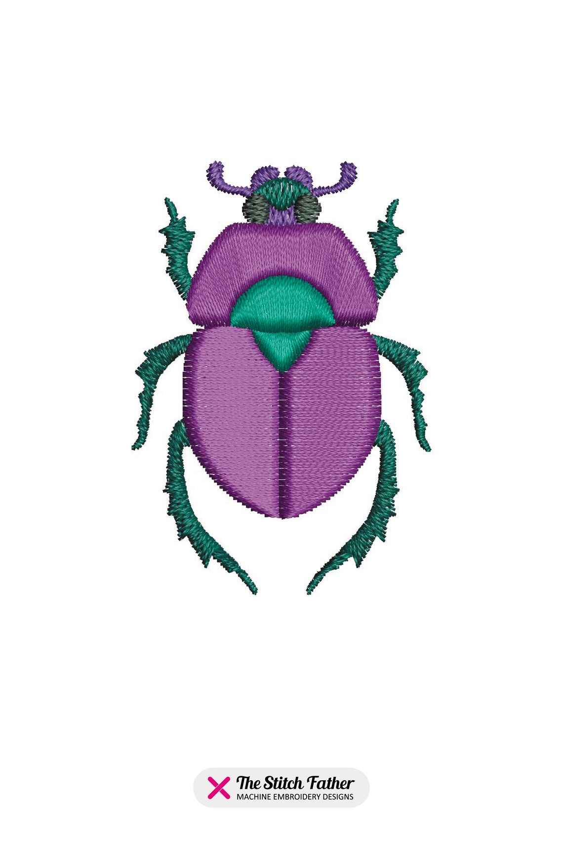 Mini Beetle Machine Embroidery Design – Realistic Beetle – Detailed ...