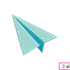 Mini Paper Plane Machine Embroidery Design Paper Airplane - Etsy