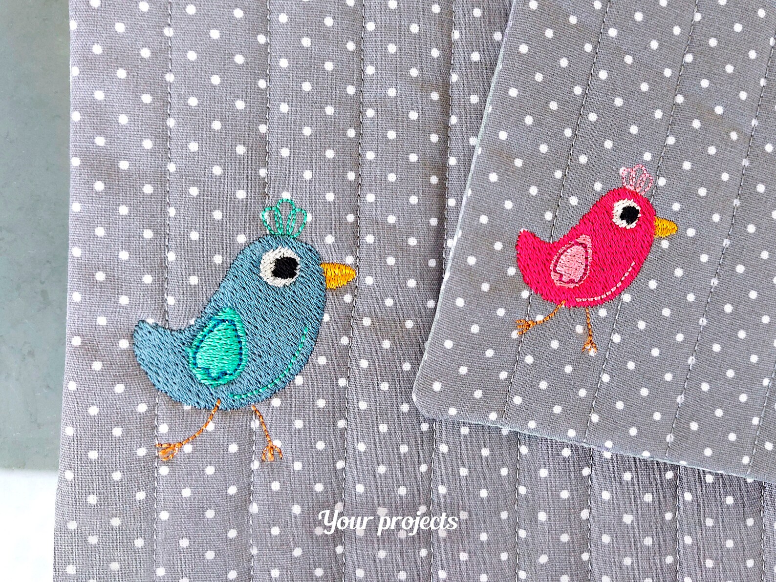 Mini Bird Machine Embroidery Design – Cute Walking Bird – Little Bird ...