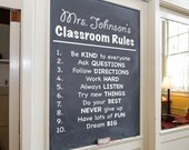 Classroom Rules Classroom Decor Wall Decal Decal for | Etsy