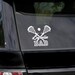 Sports Window Decal, Sports Decal for LAX, Lacrosse Car Sticker for Dad ...