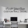 Custom Wall Decal, Make Your Own Wall Decal, Personalized Wall Decal - Etsy