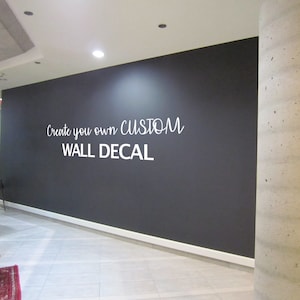 Wall Decal for Business, Custom Wall Mural for Office, Personalized ...