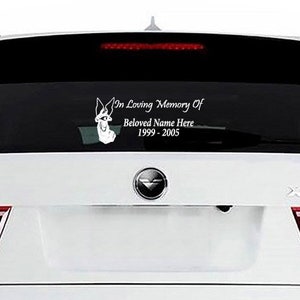In Loving Memory of Decal, Memorial Decal, in Loving Memory Car Decal ...