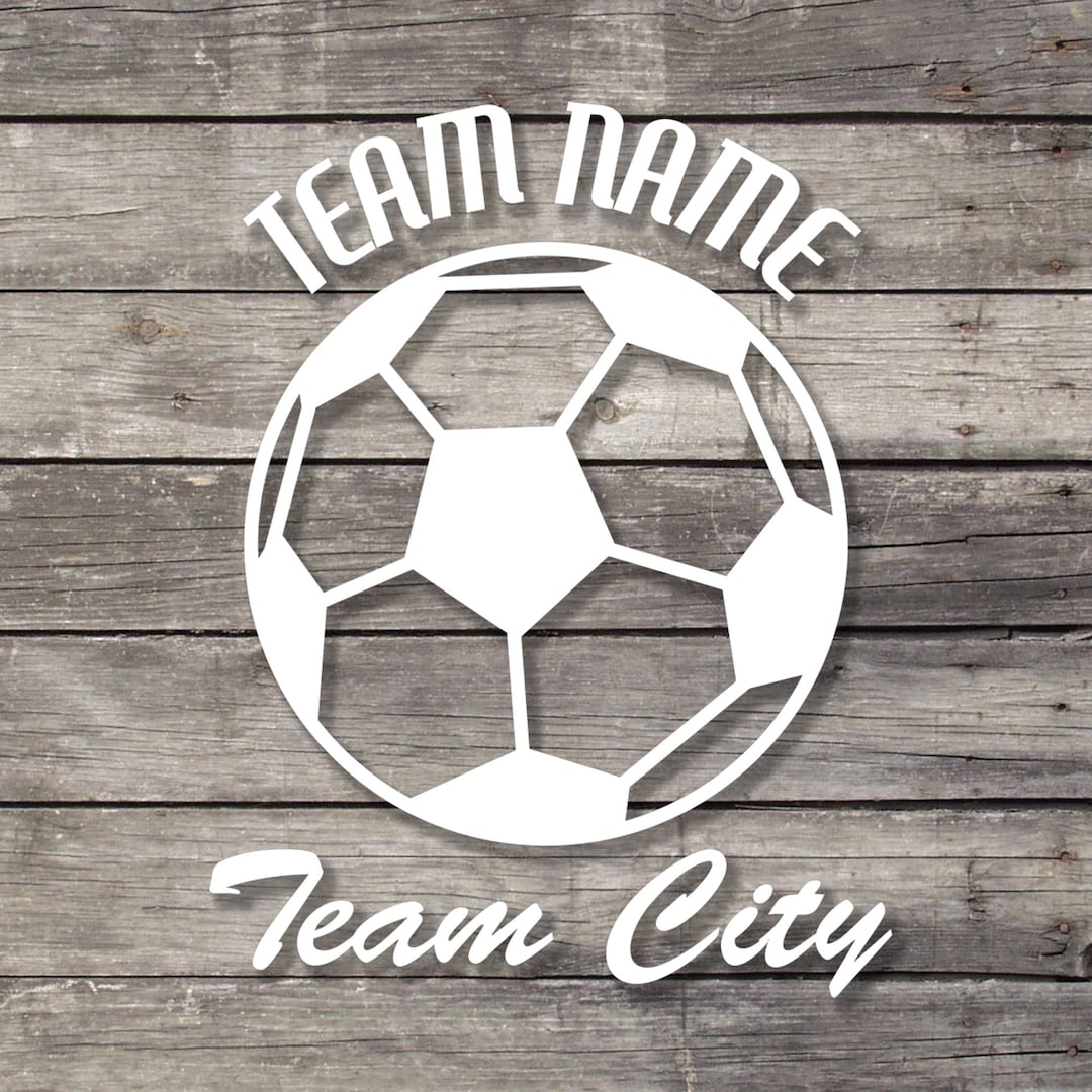 Custom Soccer Vinyl Decals - Personalized for Your Team, City and ...