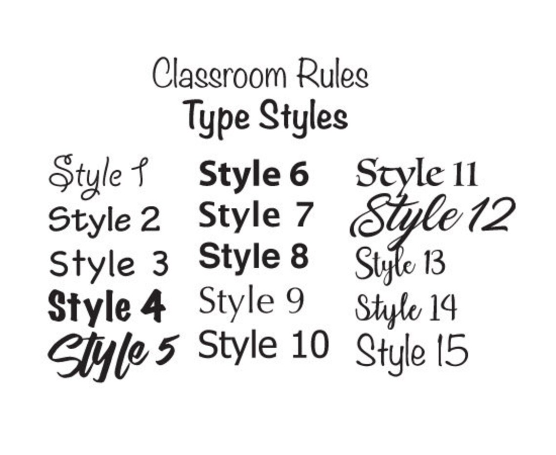 Classroom Rules, Classroom Decor | Wall Decal | Decal for Teachers ...