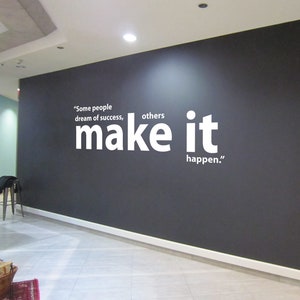 Wall Decal for Business, Custom Wall Mural for Office, Personalized ...