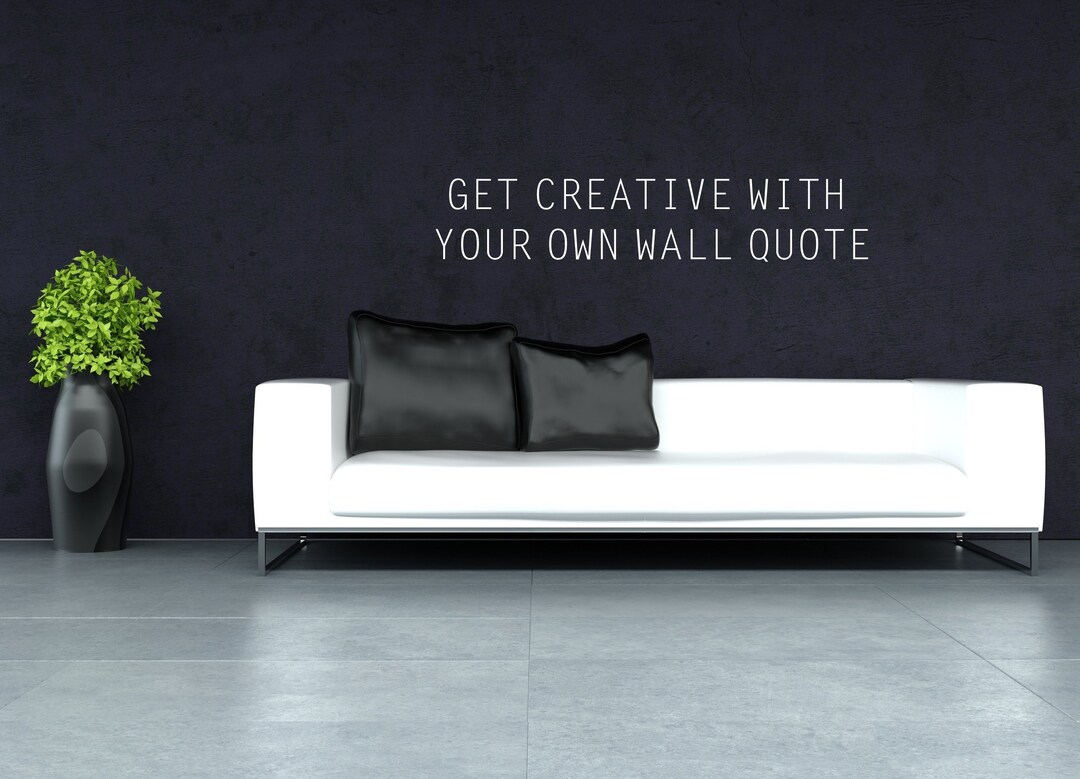 Custom Wall Decal, Make Your Own Wall Decal, Personalized Wall Decal - Etsy