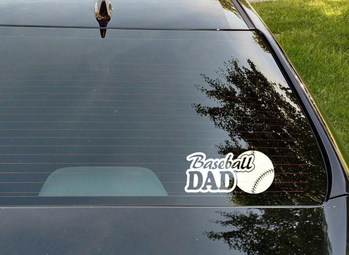 Baseball Dad Vinyl Decal - Perfect Father's Day Gift for Baseball ...