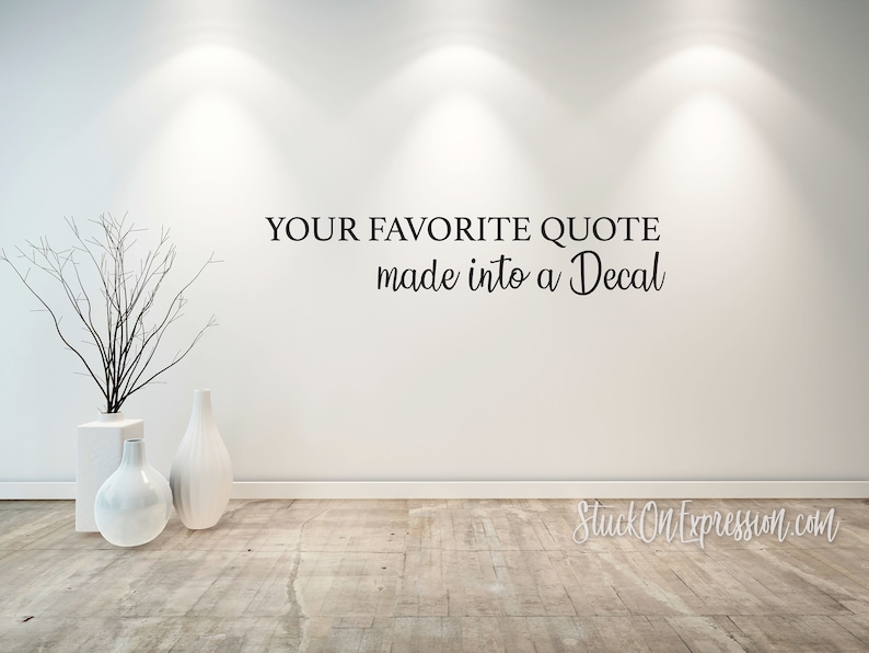 Custom Wall Decal Make Your Own Wall Decal Personalized Wall - Etsy