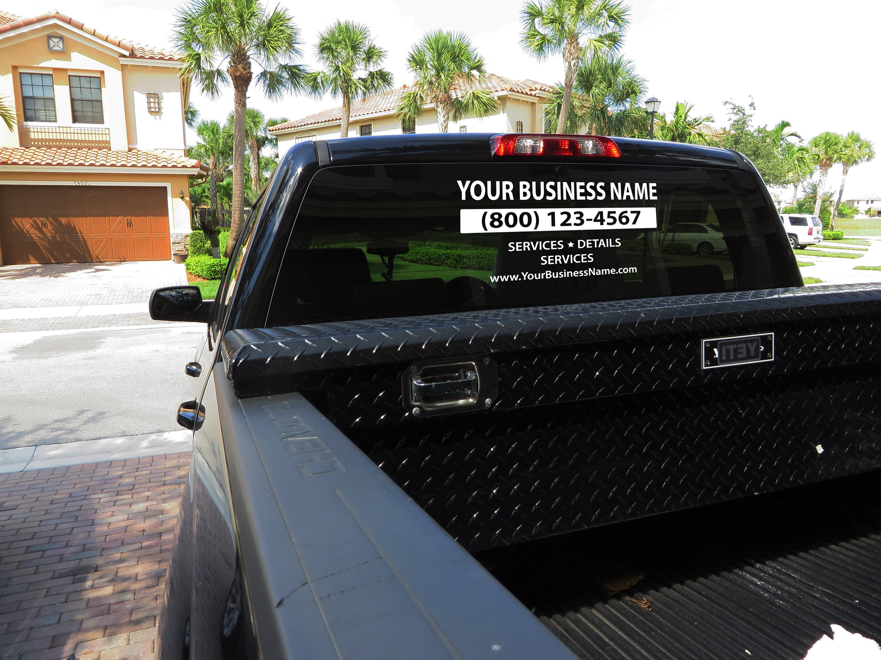 Custom Business Vinyl Decal, Store Hours Decal, Window Decal for ...