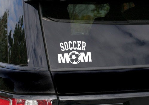 Soccer Mom Decal Sports Window Decal Soccer Decal for Cars - Etsy