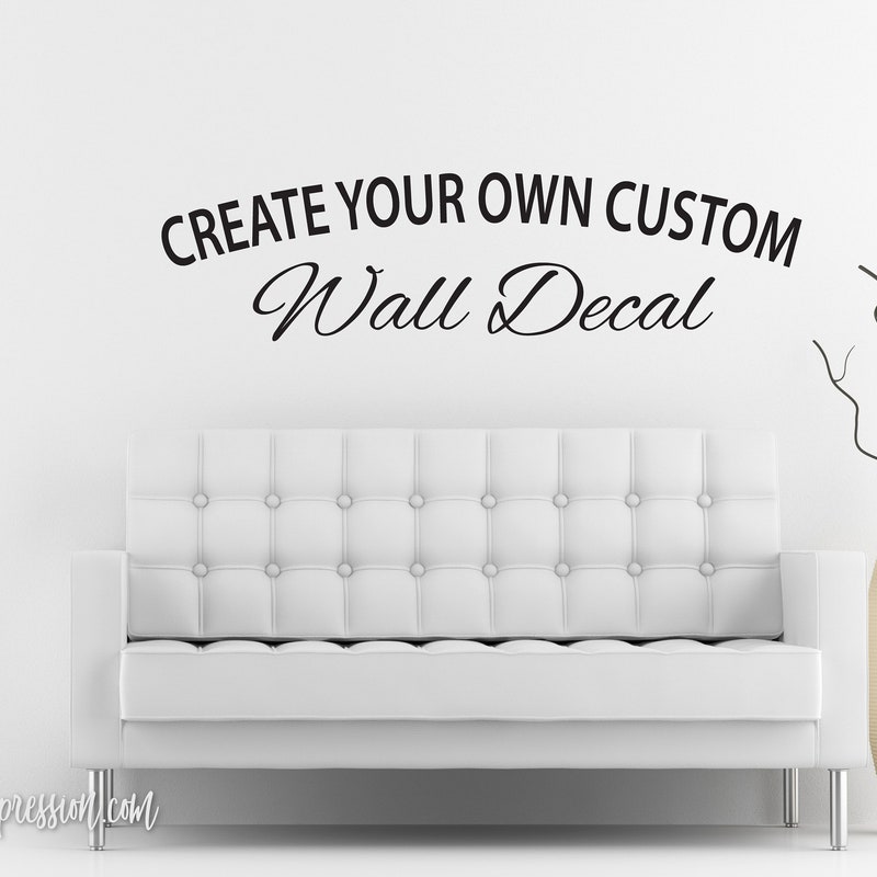 Custom Wall Decals - Etsy