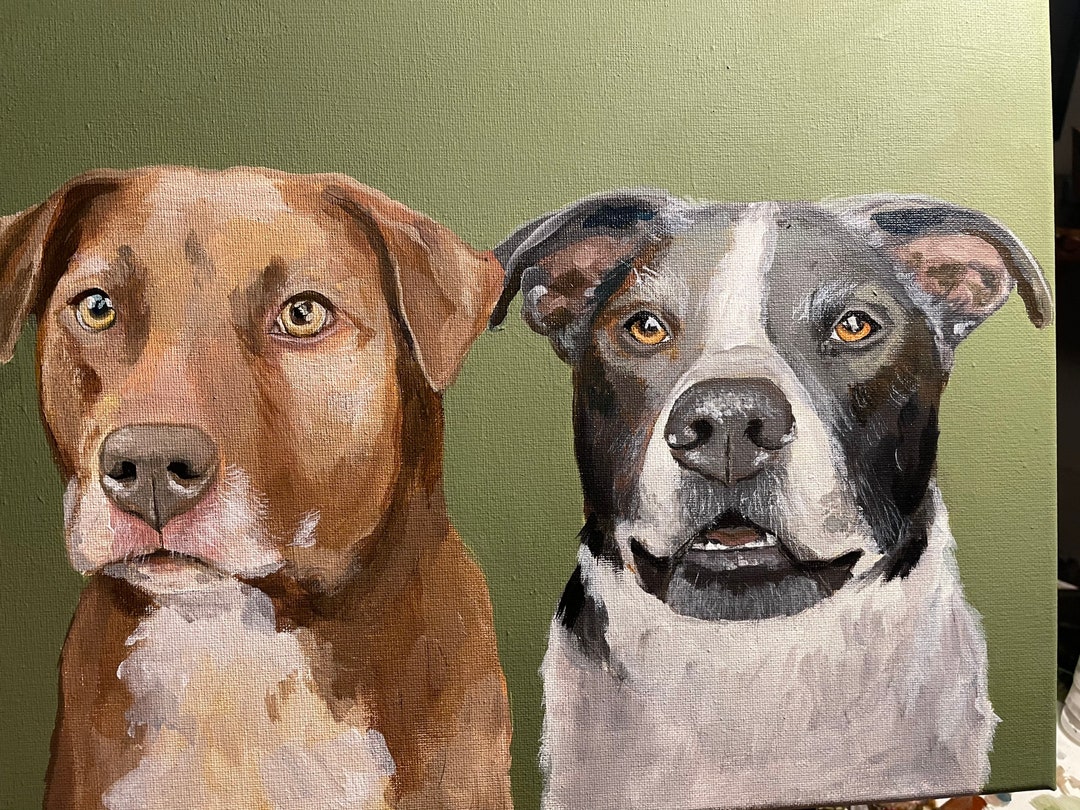 Acrylic Pet Portrait 8x10 - Etsy