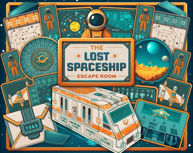 Escape Room Printable – the Lost Spaceship: Sci-fi Puzzle Game for Kids ...