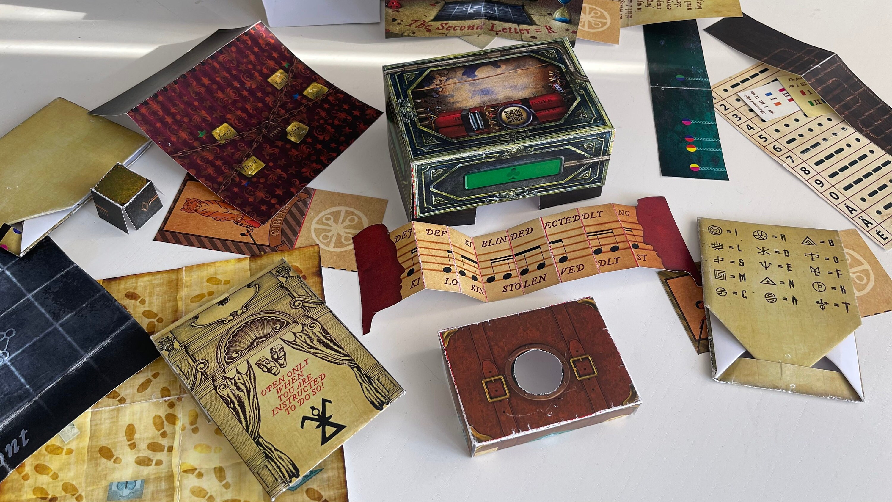 Escape Room Game DIY Printable Game Kit the Puppet Show Escape - Etsy