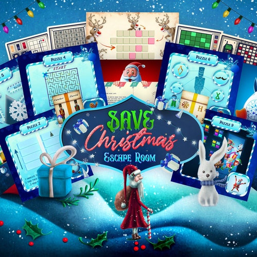 Printable Escape Room Kit for Kids Party Edition Print & - Etsy