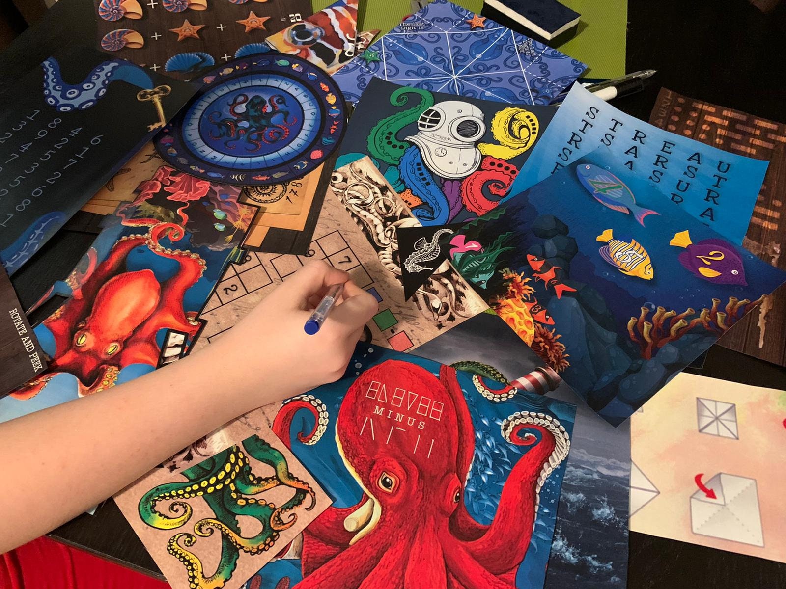 Escape Room Game DIY Printable Game Kit for Kids the Kraken | Etsy