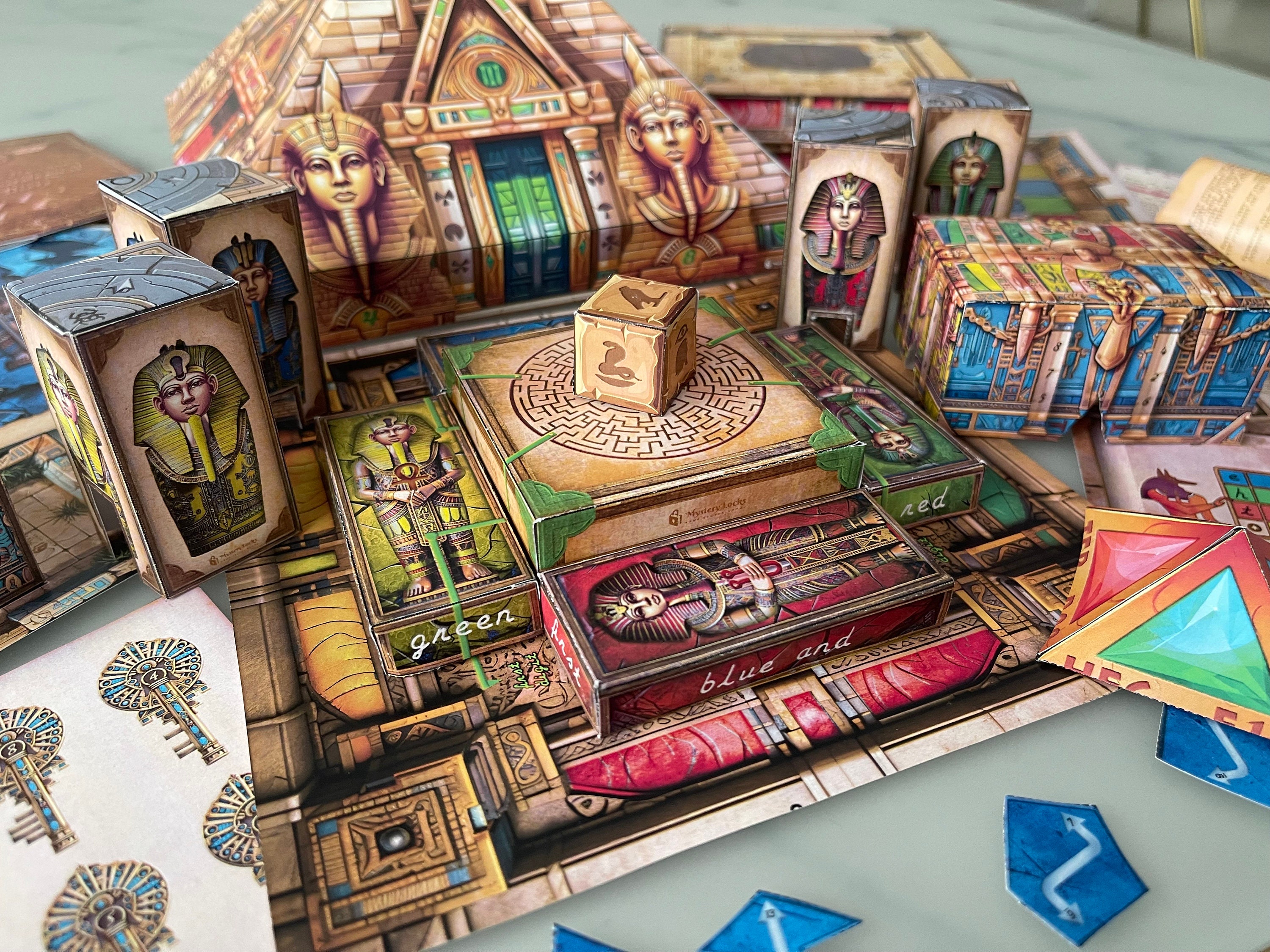 Escape Room Printable – the Pyramid: Egyptian-themed Puzzle Game for ...