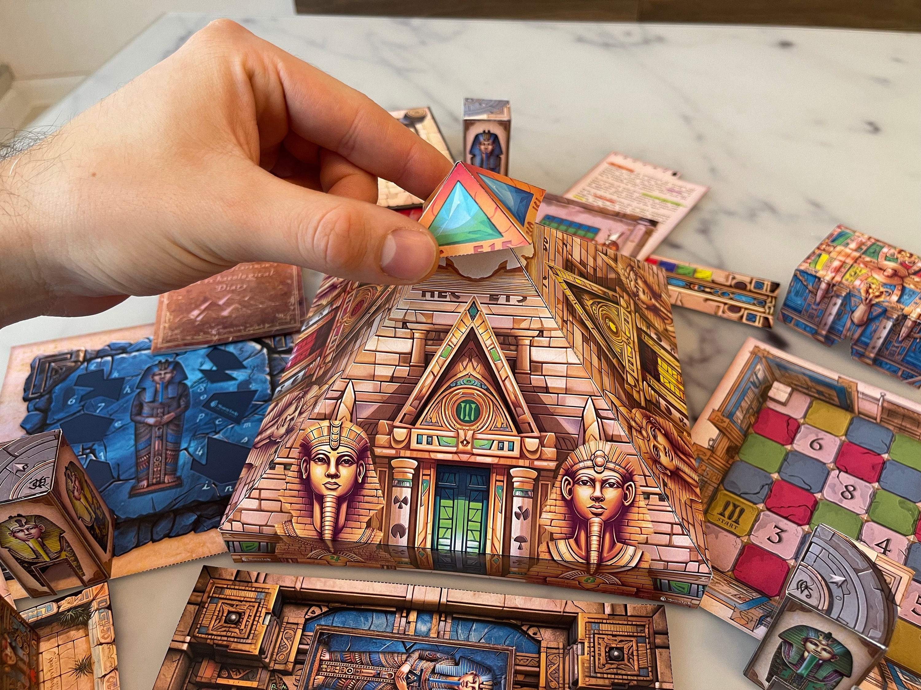 Escape Room Printable – the Pyramid: Egyptian-themed Puzzle Game for ...