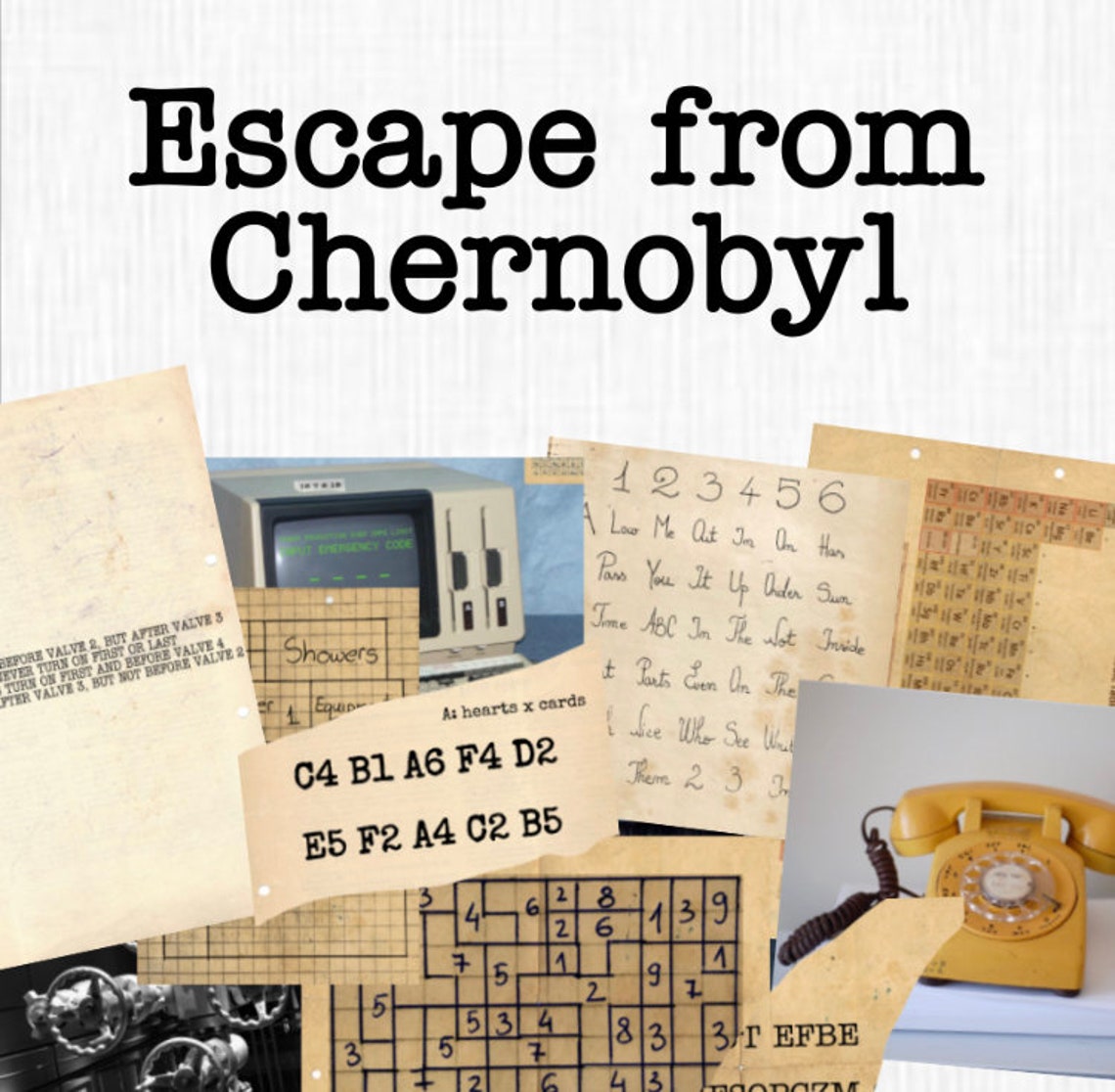 Escape Room Game DIY Printable Games Kit Family Adventures - Etsy