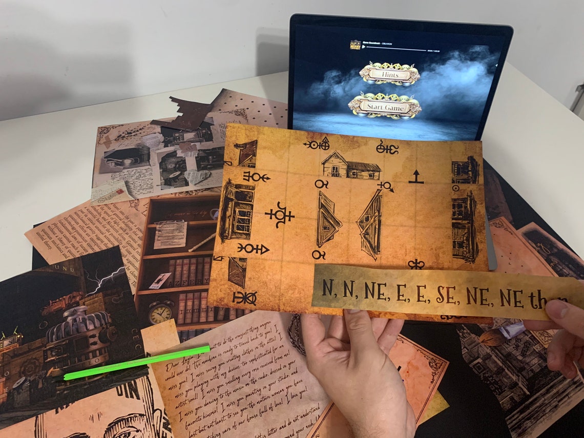 Escape Room Game DIY Printable Game Kit Oblivion Escape Game - Etsy Canada