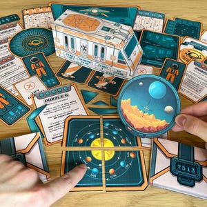 Escape Room Printable – the Lost Spaceship: Sci-fi Puzzle Game for Kids ...