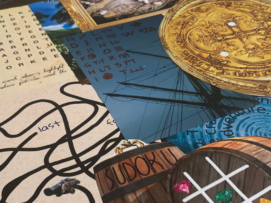 Escape Room Game DIY Printable Game Kit for Kids Pirate's - Etsy Canada