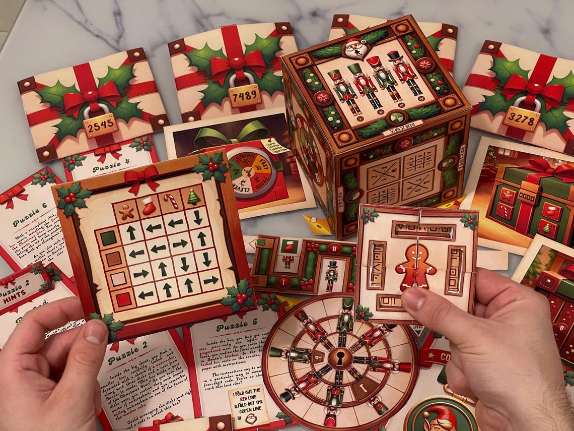 Christmas Escape Room Printable – the Christmas Star: Holiday Puzzle ...
