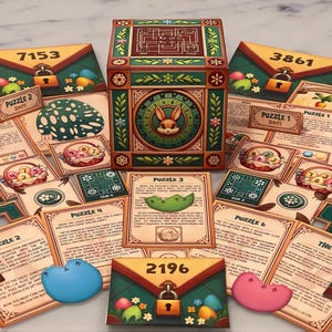 Easter Escape Room Printable – Easter Box: Holiday Puzzle Game for Kids ...