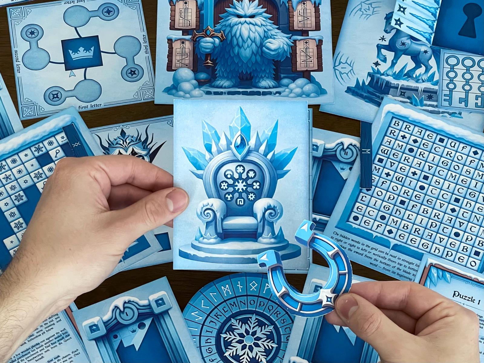 Winter Escape Room Printable – the Snow Queen: Winter Puzzle Game for ...