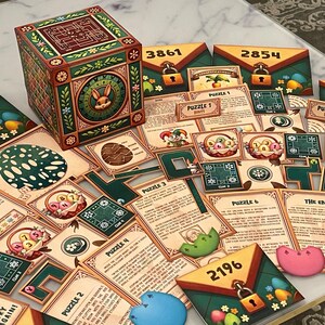 Easter Escape Room Printable – Easter Box: Holiday Puzzle Game for Kids ...