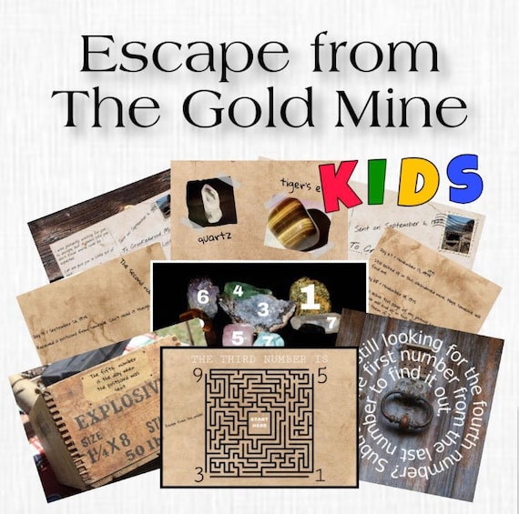 Party Games Escape Room Game DIY Adult Printable Game Kit Book of ...