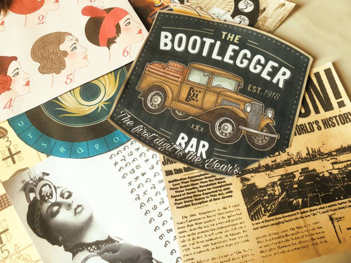 Escape Room Printable – the Roaring 20s: 1920s Speakeasy Puzzle Game ...