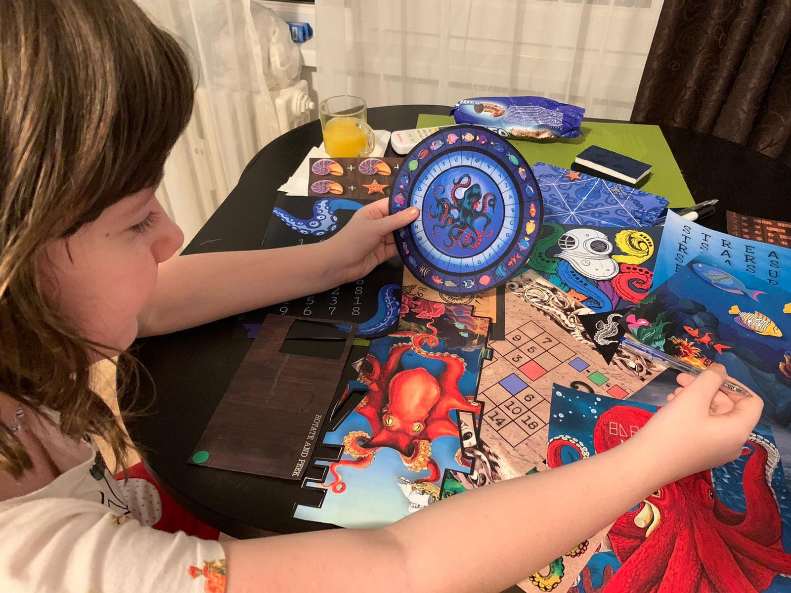 Escape Room Game DIY Printable Game Kit for Kids the Kraken | Etsy