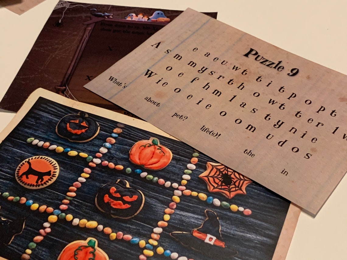 Halloween Escape Room Printable – Trick-or-treat Puzzle Game for Kids ...