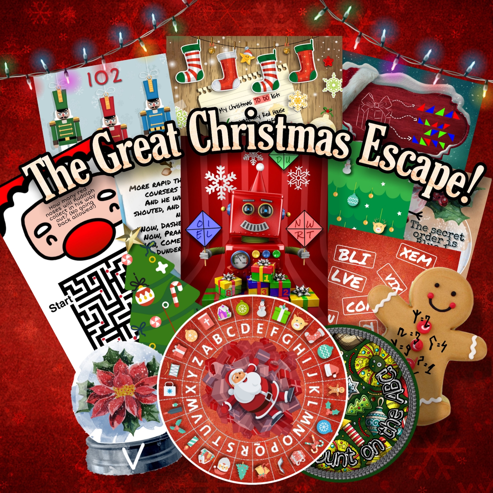 Christmas Escape Room Game DIY Printable Game Kit for Kidsthe | Etsy UK