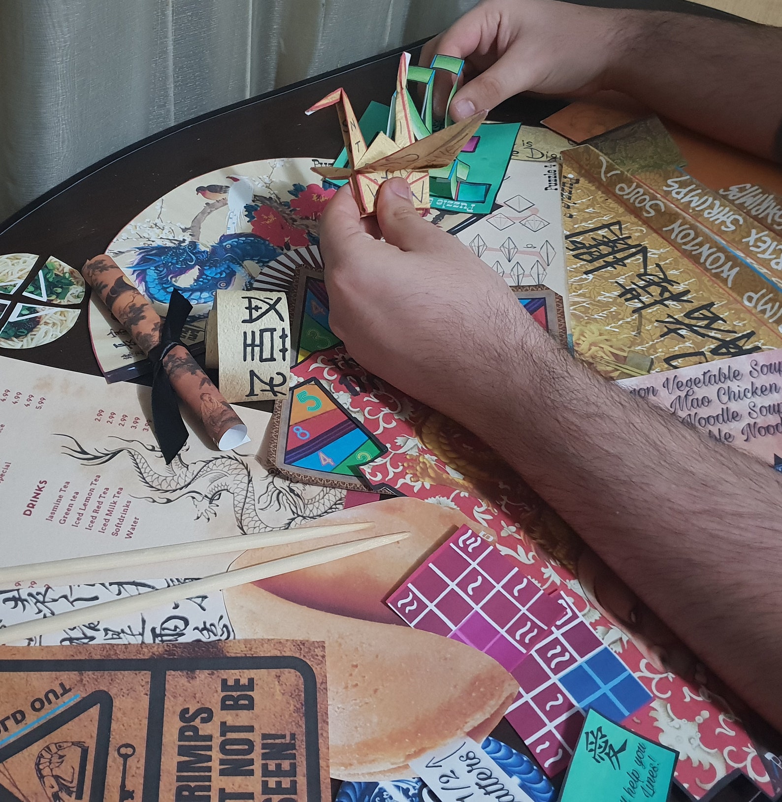 Escape Room Game DIY Adult Printable Game Kit the Lucky Dragon - Etsy