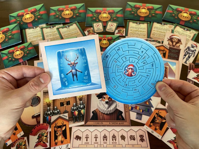 Christmas Escape Room Printable – Christmas Time Travel: Holiday Puzzle ...