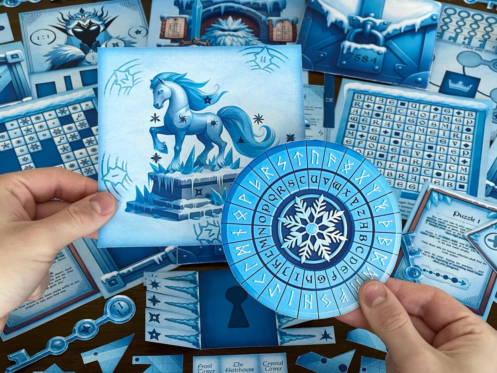 Winter Escape Room Printable – the Snow Queen: Winter Puzzle Game for ...